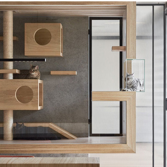This Custom Built Luxury Cat Lounge Is The Cats Meow Meowingtons