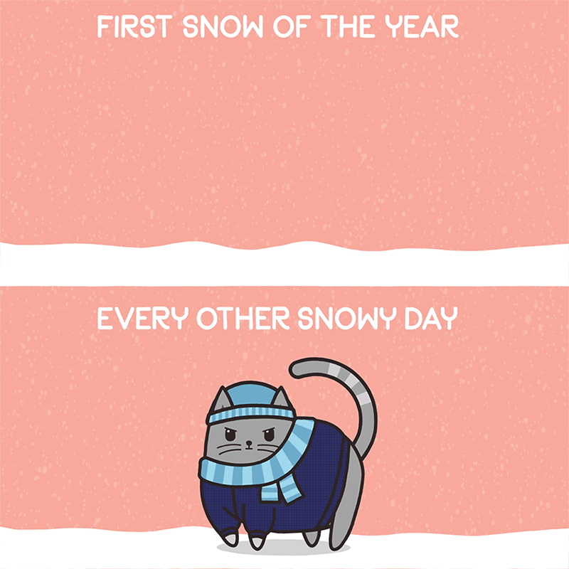 Snow Thanks... – Meowingtons