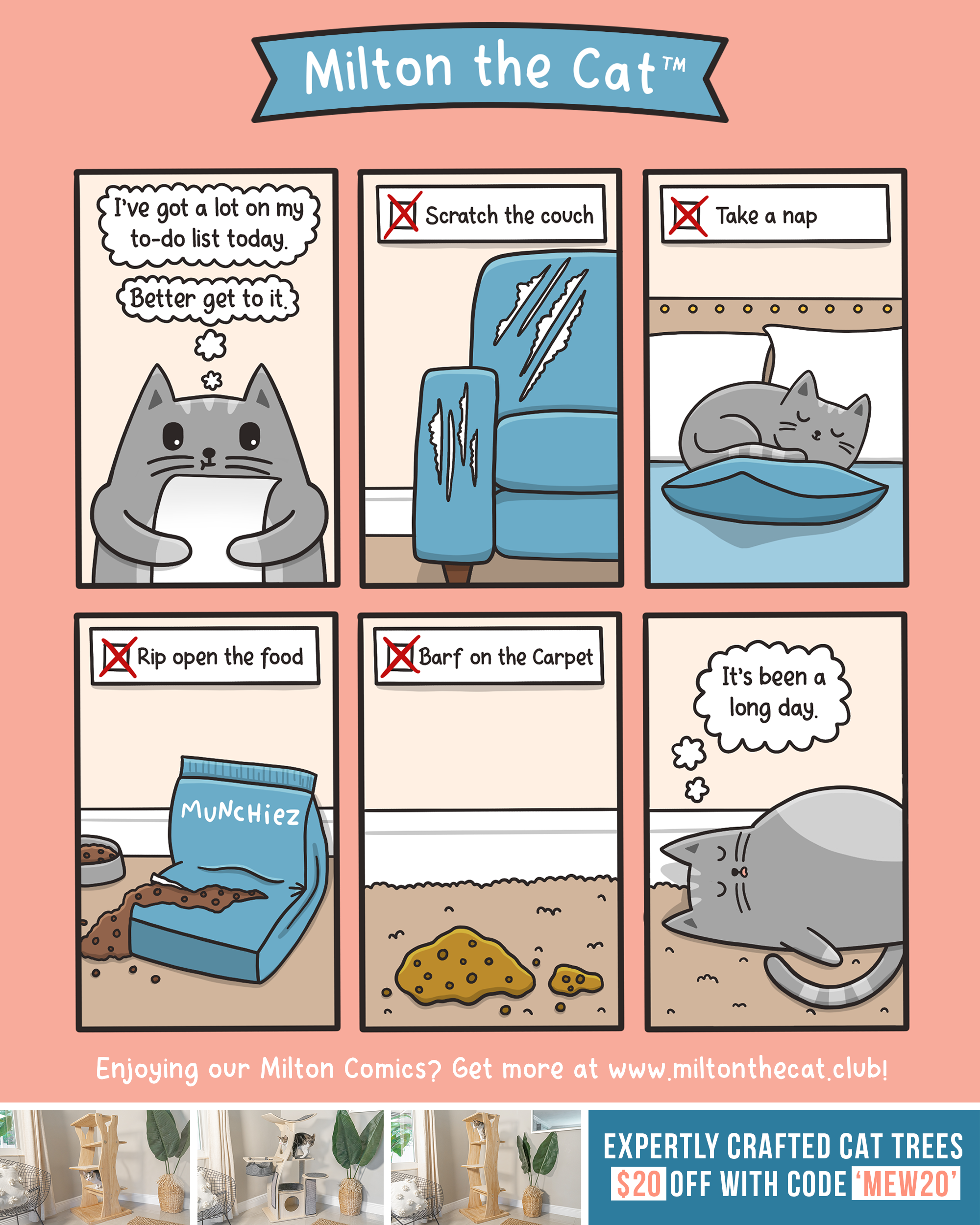 A Cat's To-Do List – Meowingtons