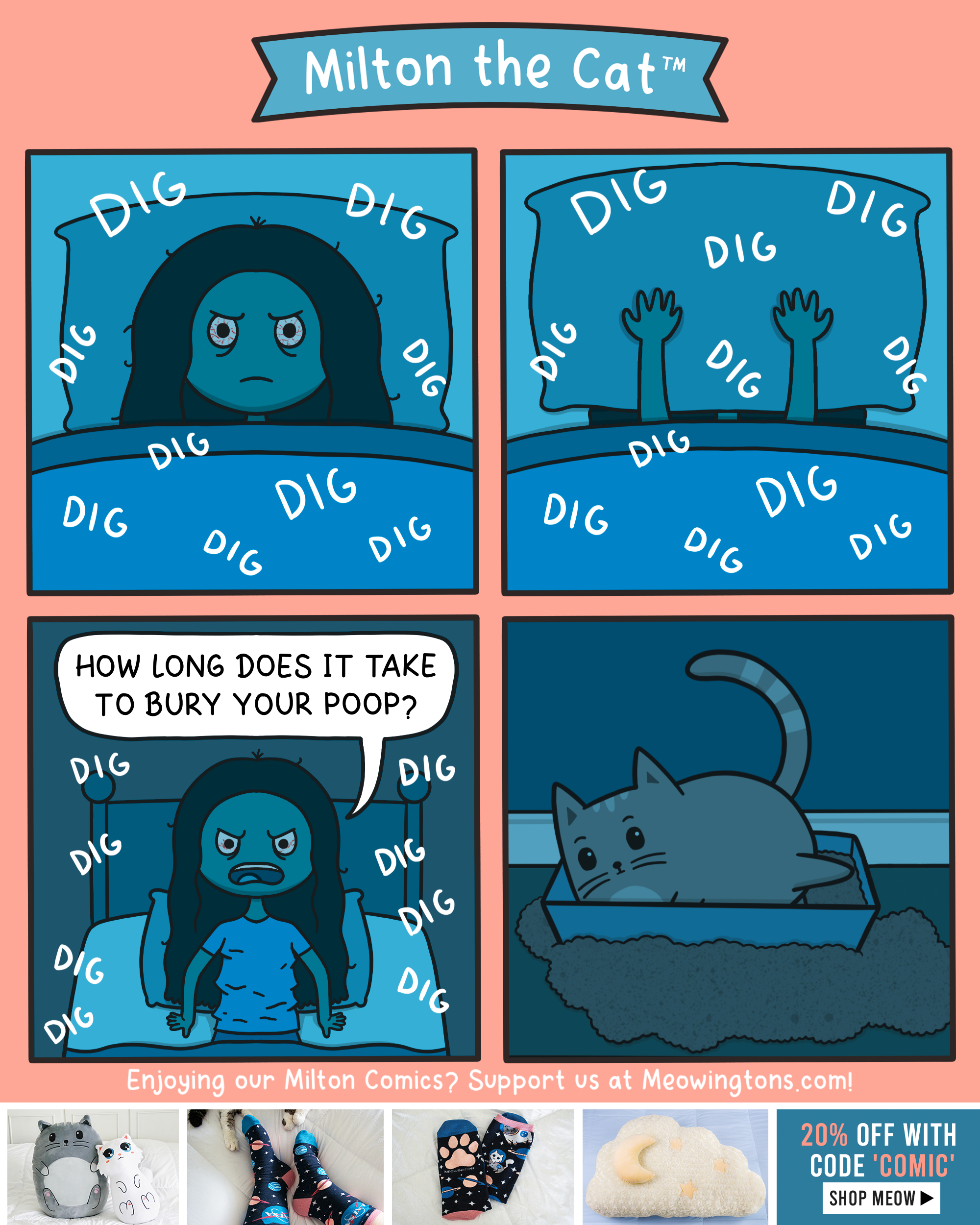 Digging To The Center Of The Earth – Meowingtons