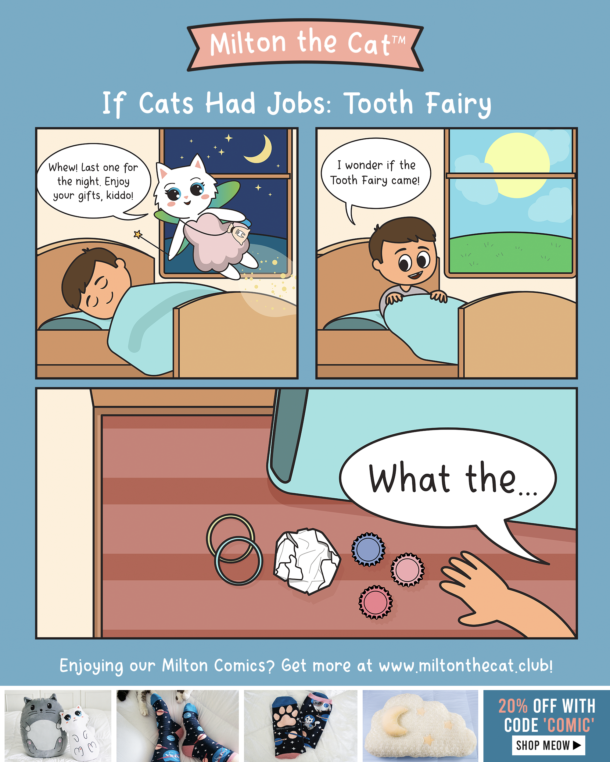 If Cats Had Jobs: Tooth Fairy – Meowingtons