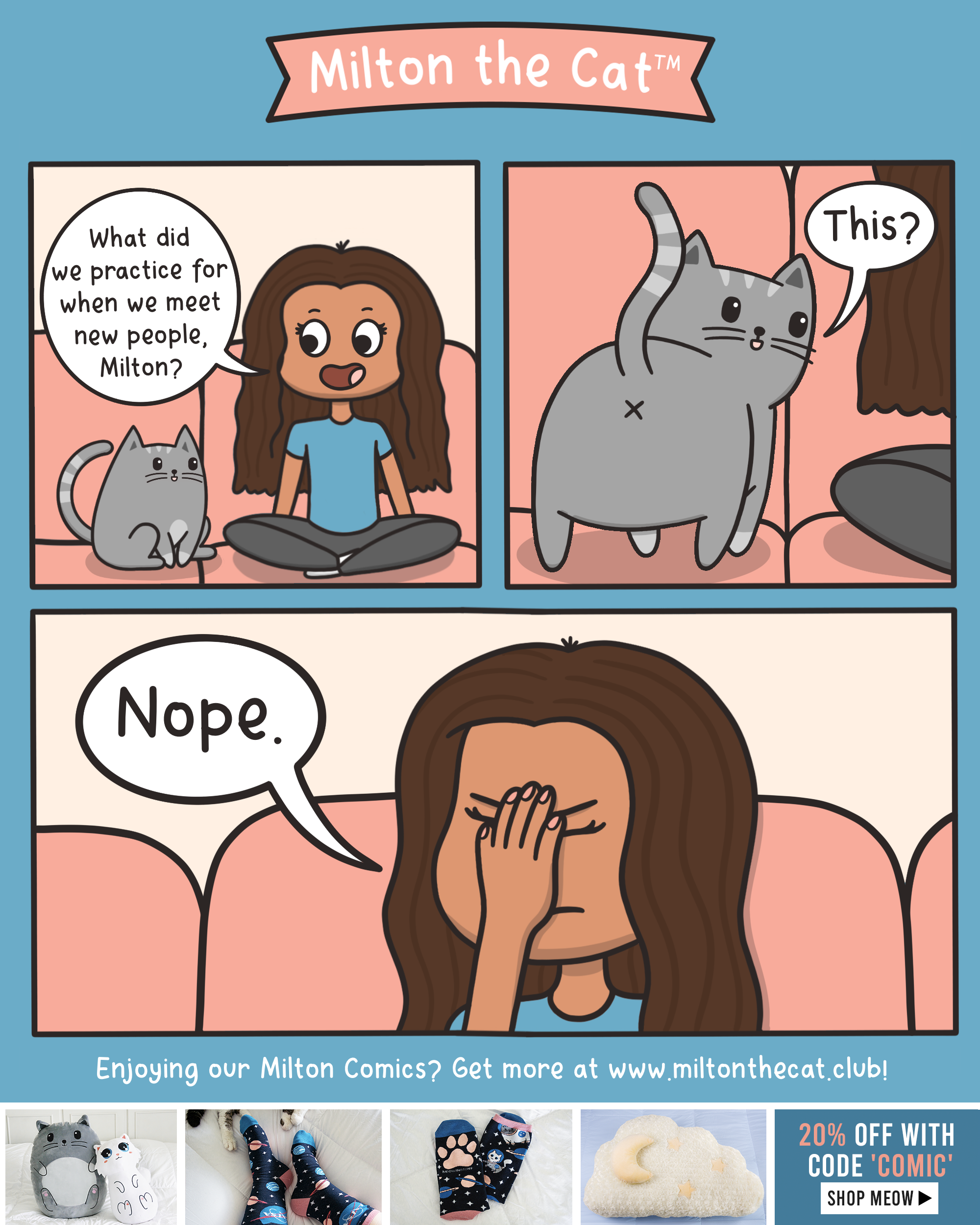 A Kitty Cat Handshake – Meowingtons