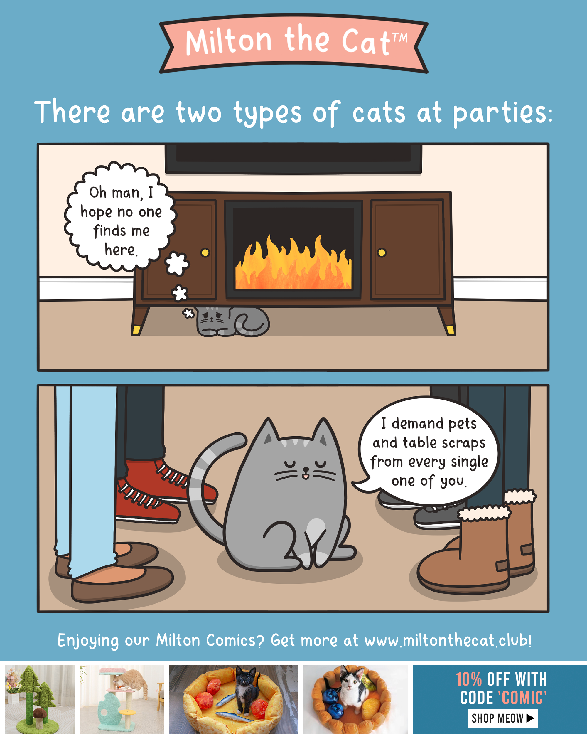 New Year's Party Cats – Meowingtons