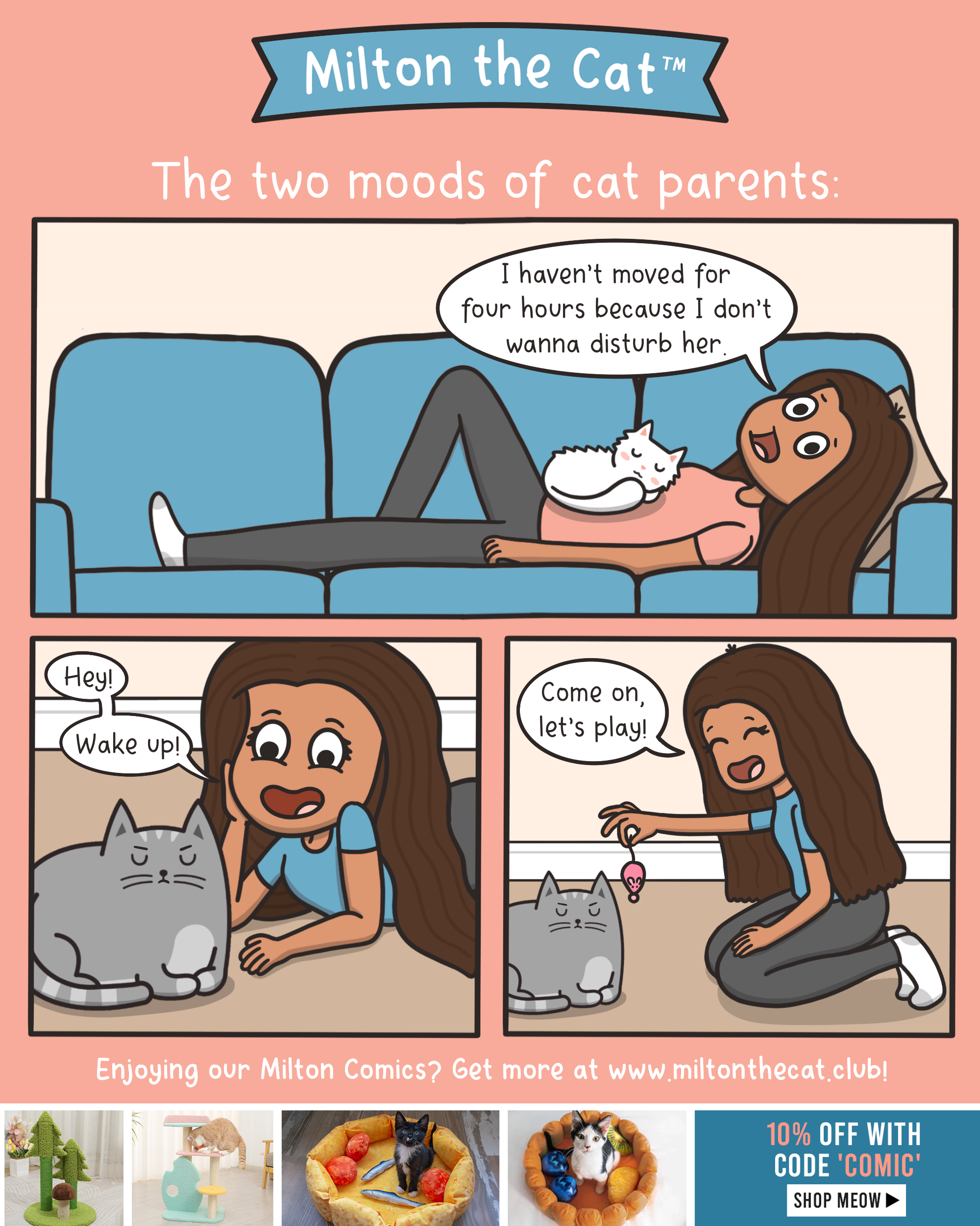 Two Moods of Cat Parents – Meowingtons