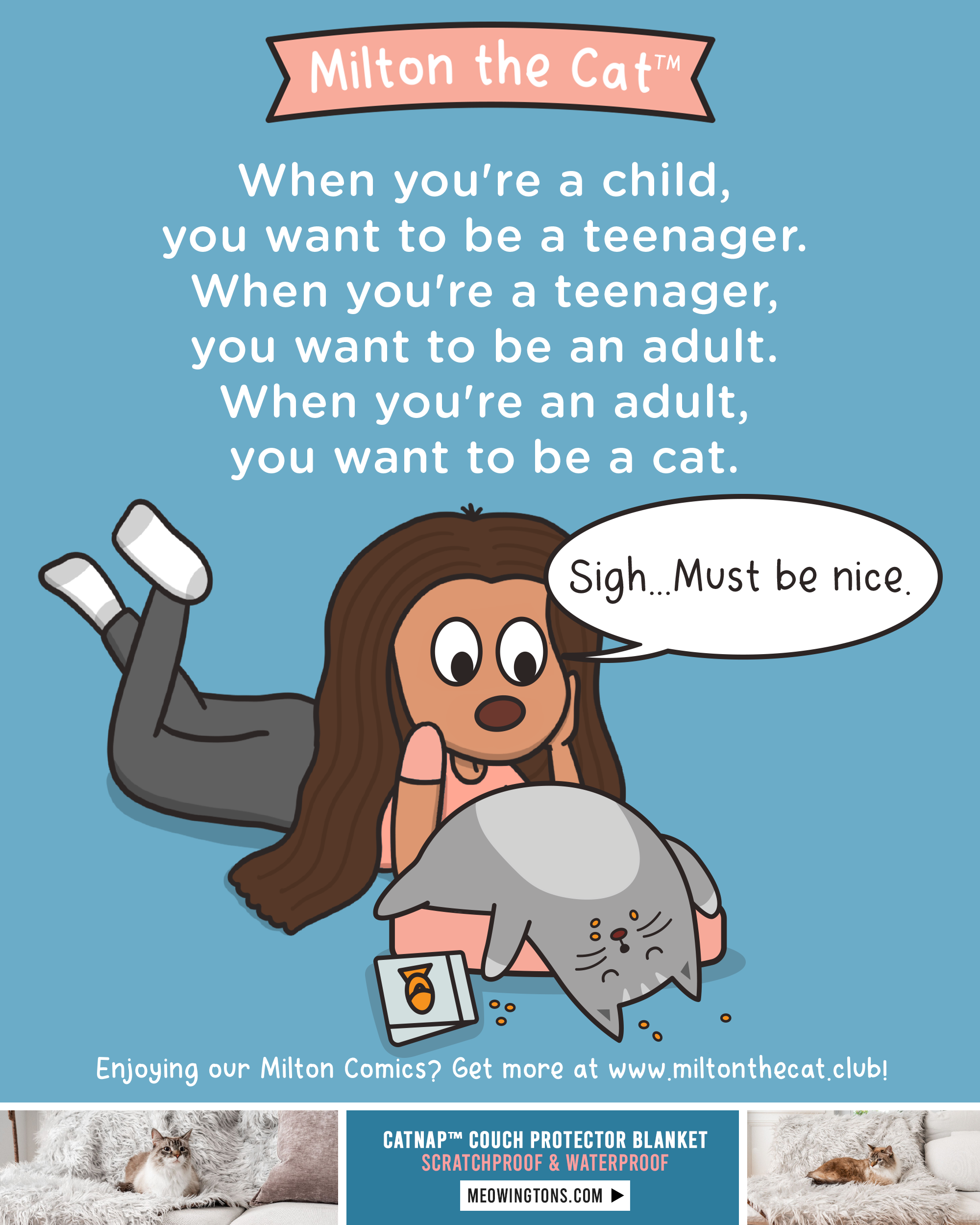 Oh Really Cat Poster