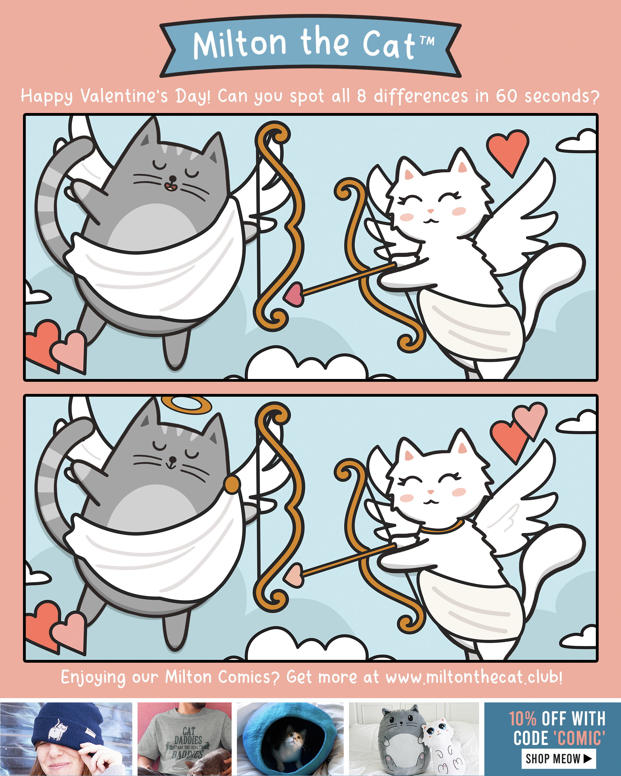 Spot the Difference: Valentine's Day! – Meowingtons