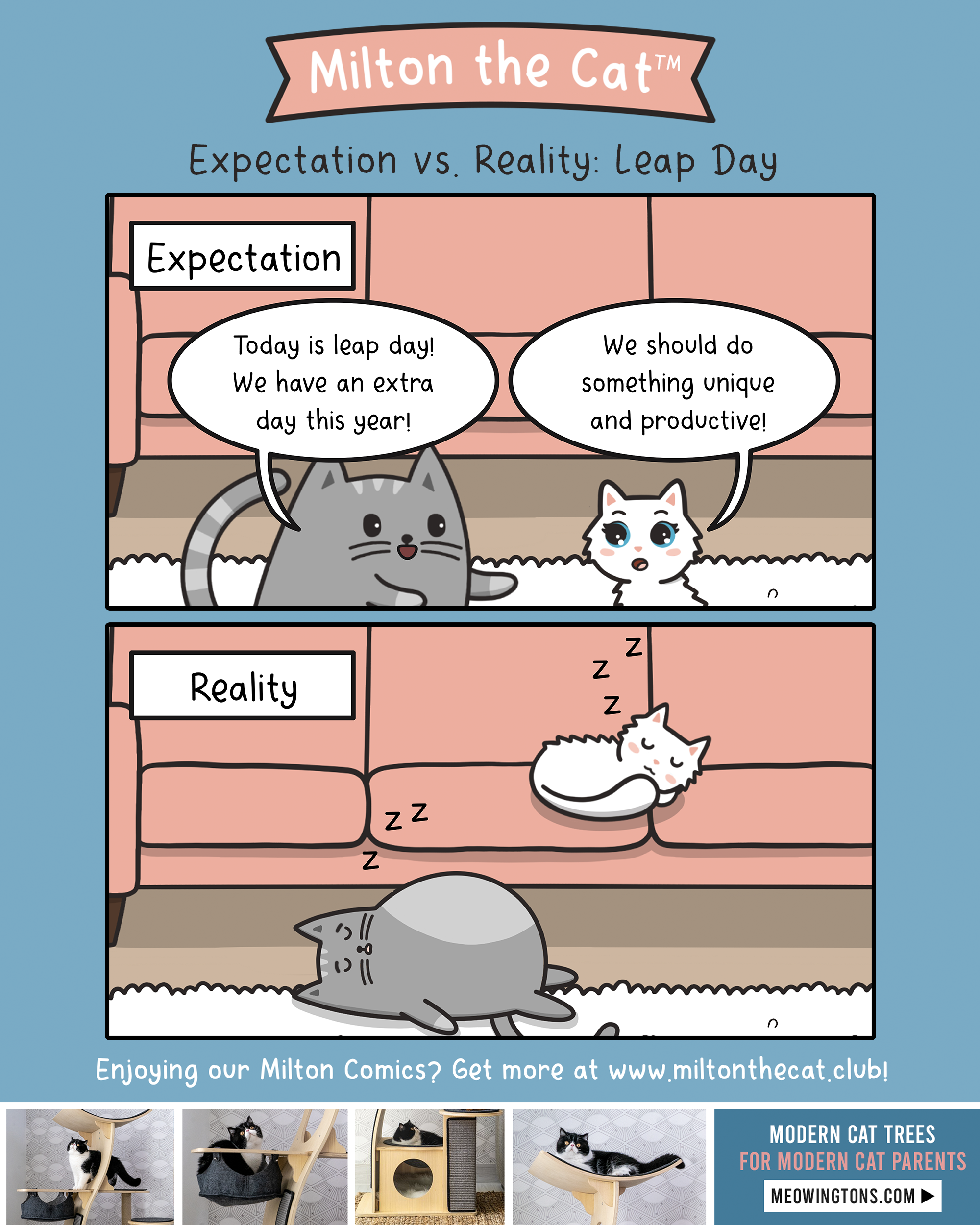 Happy Leap Day~! – Meowingtons