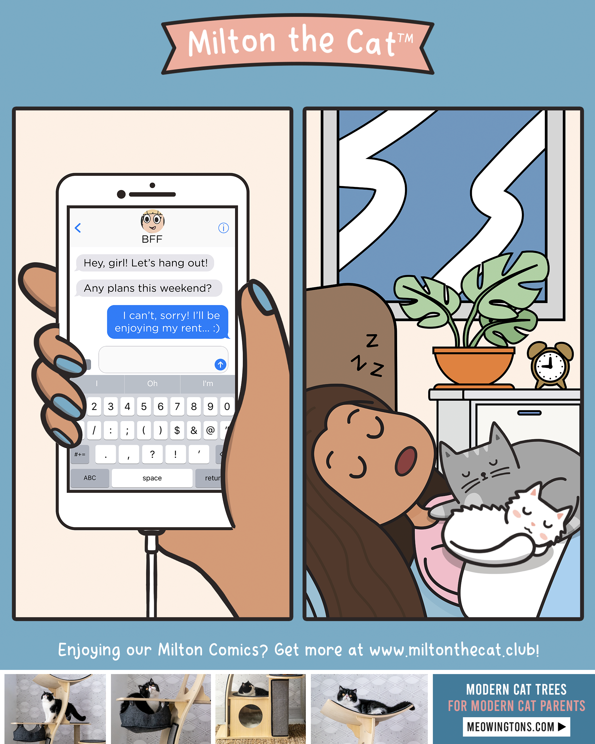 Enjoying My Rent – Meowingtons