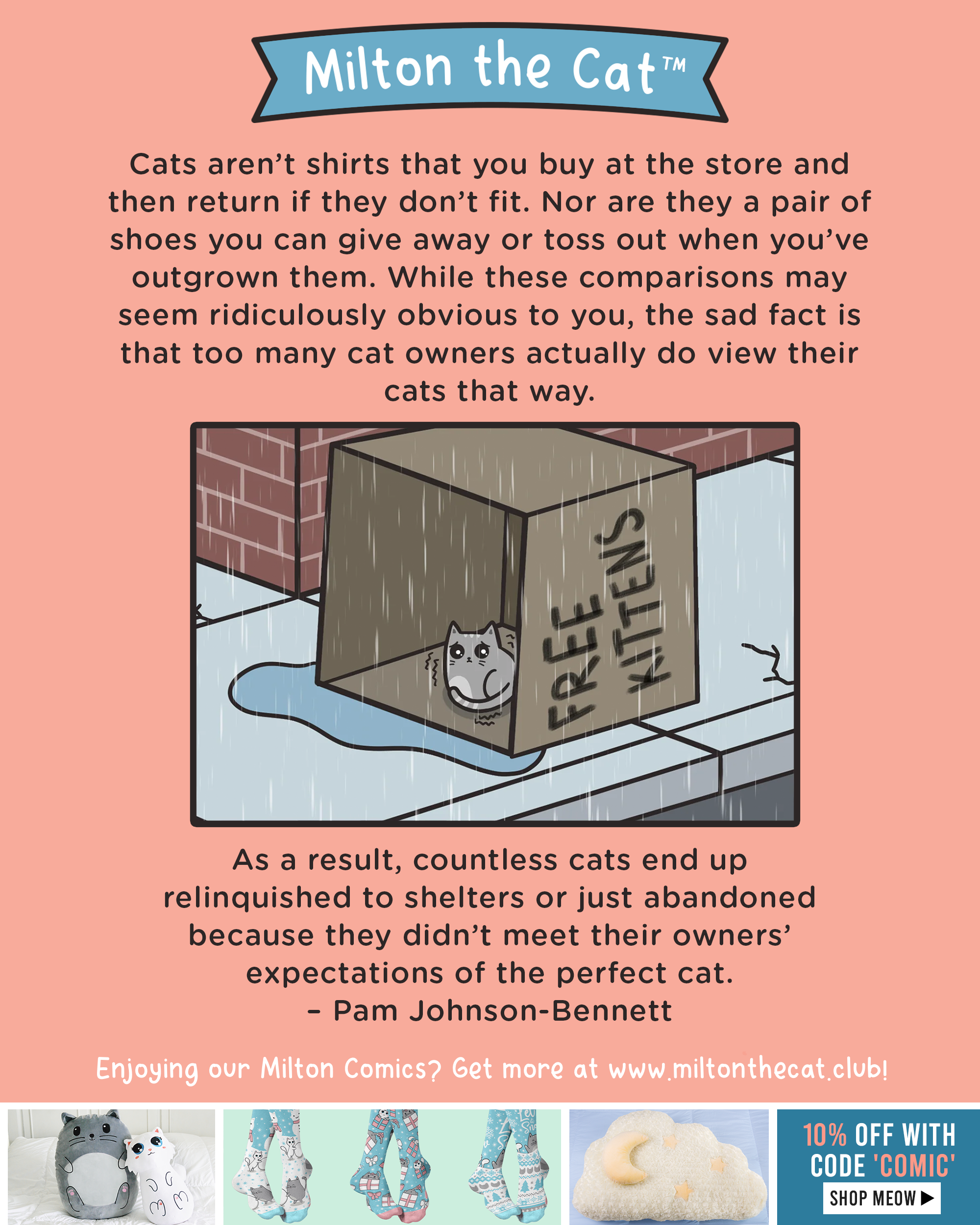 Wednesday Wisdom: Pam Johnson-Bennett – Meowingtons