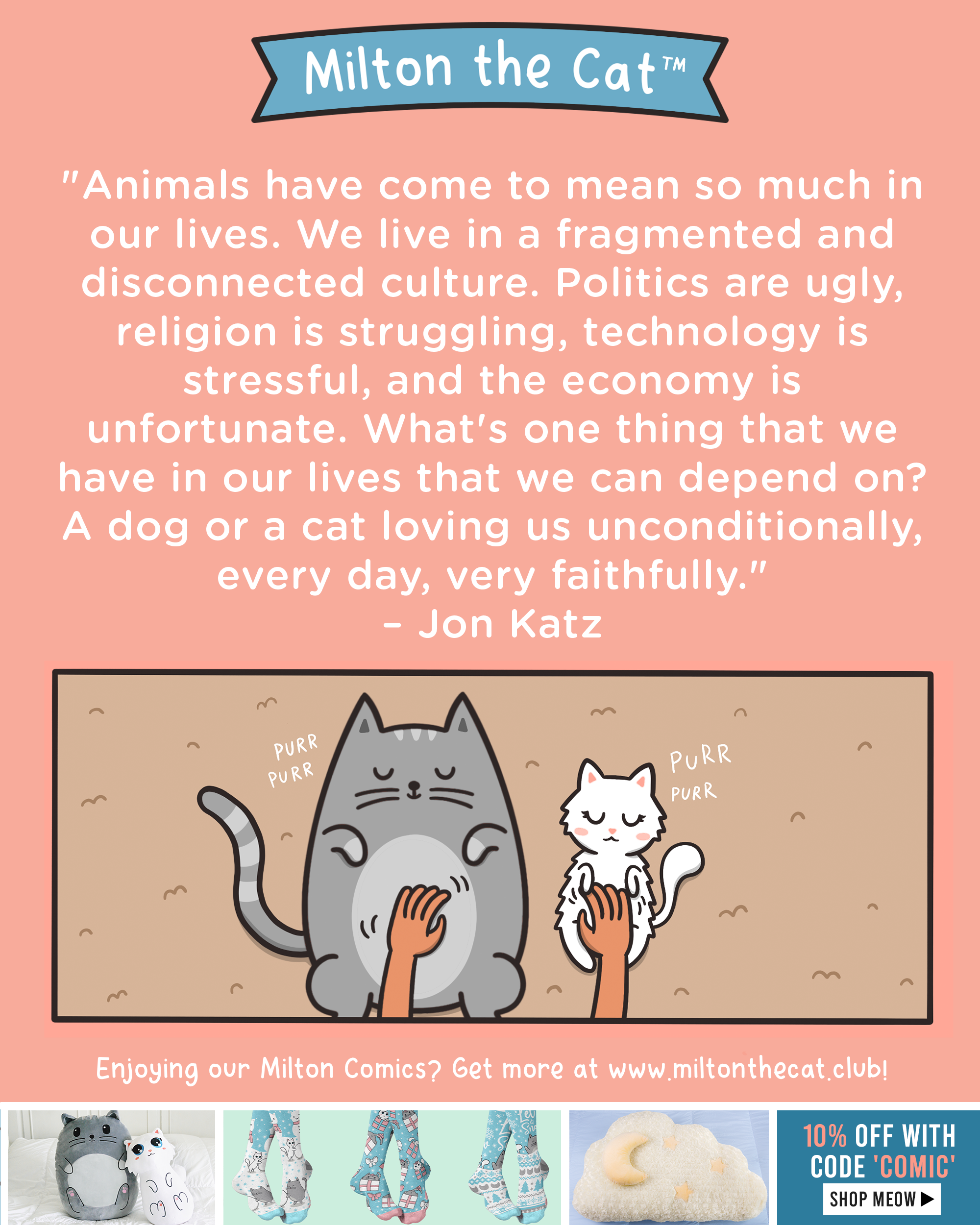 Wednesday Wisdom: Jon Katz – Meowingtons