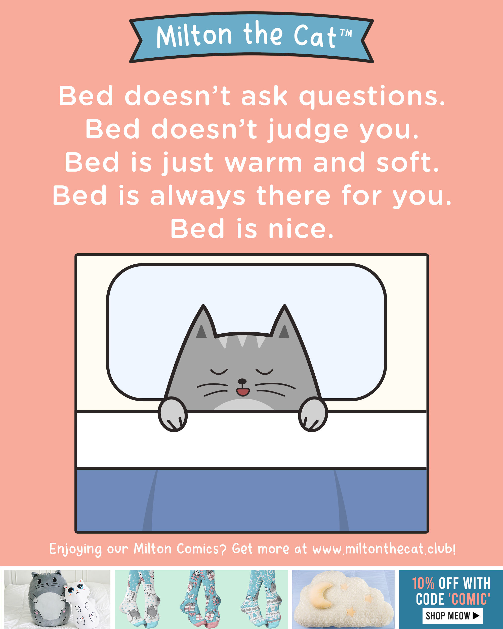 Wednesday Wisdom: Bed Is Everything – Meowingtons