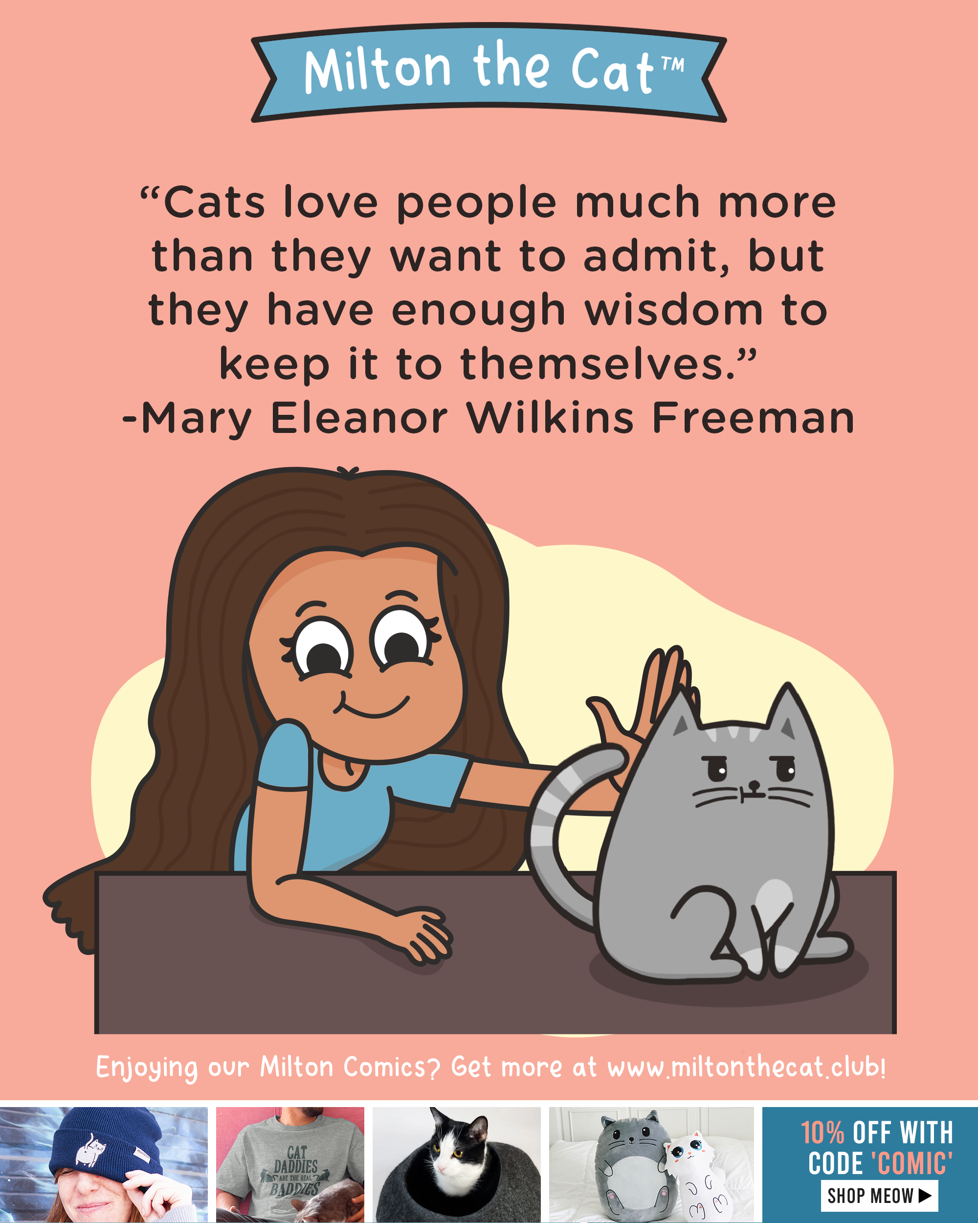 Wednesday Wisdom: Mary Wilkins Freeman – Meowingtons