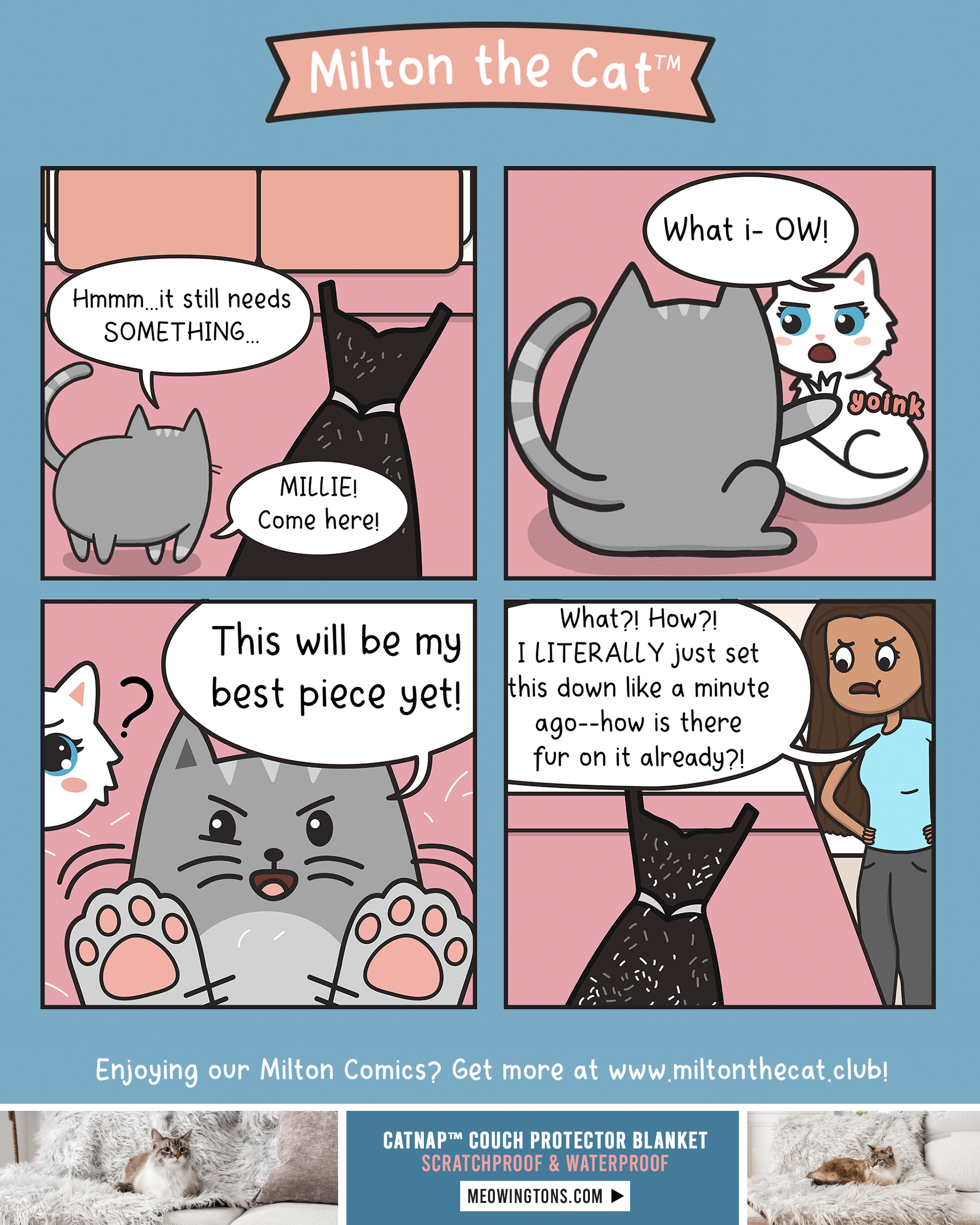 Milton is An Artiste – Meowingtons