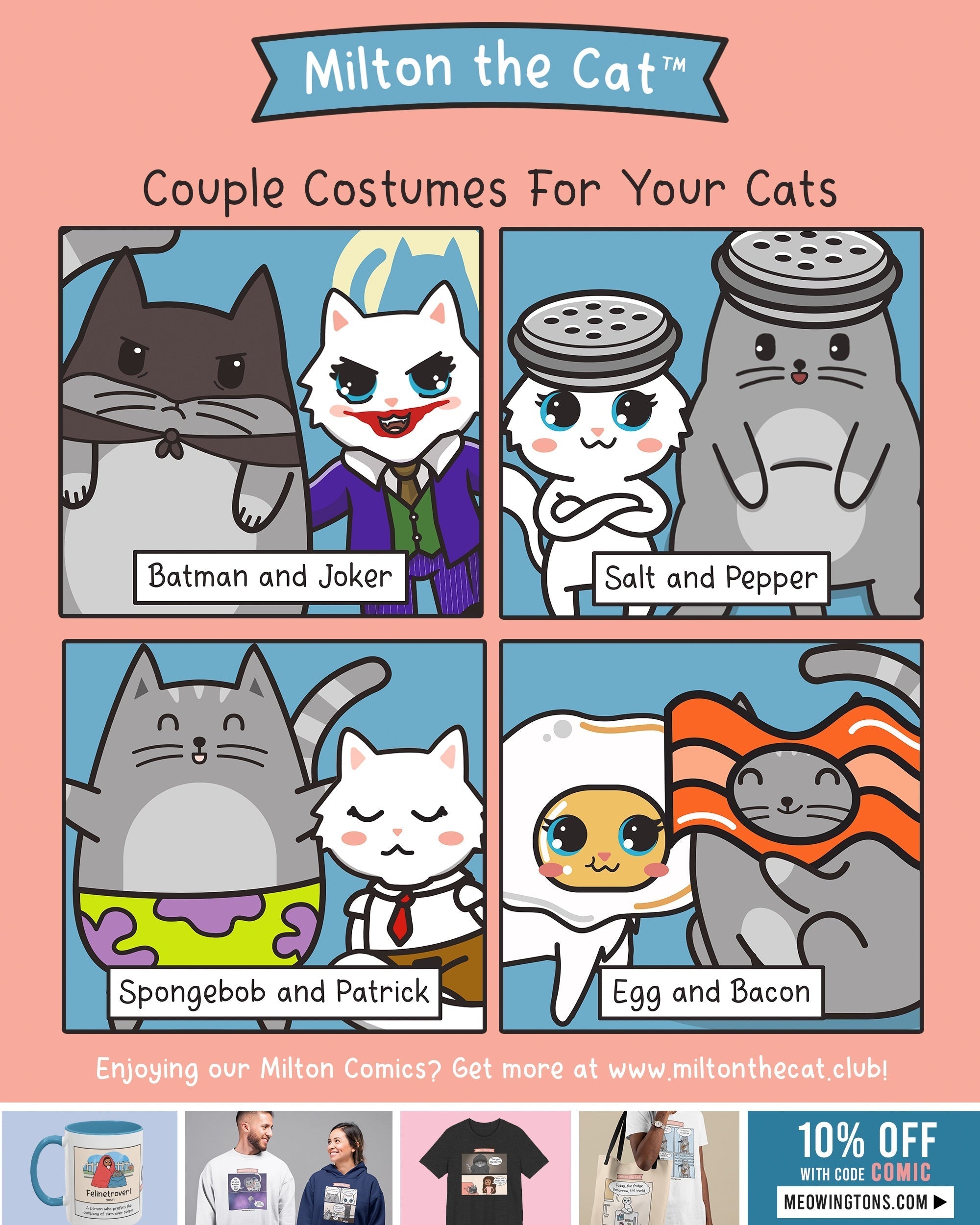 Kitty "Couples" Costume Ideas - What Would Your Cats Be? – Meowingtons