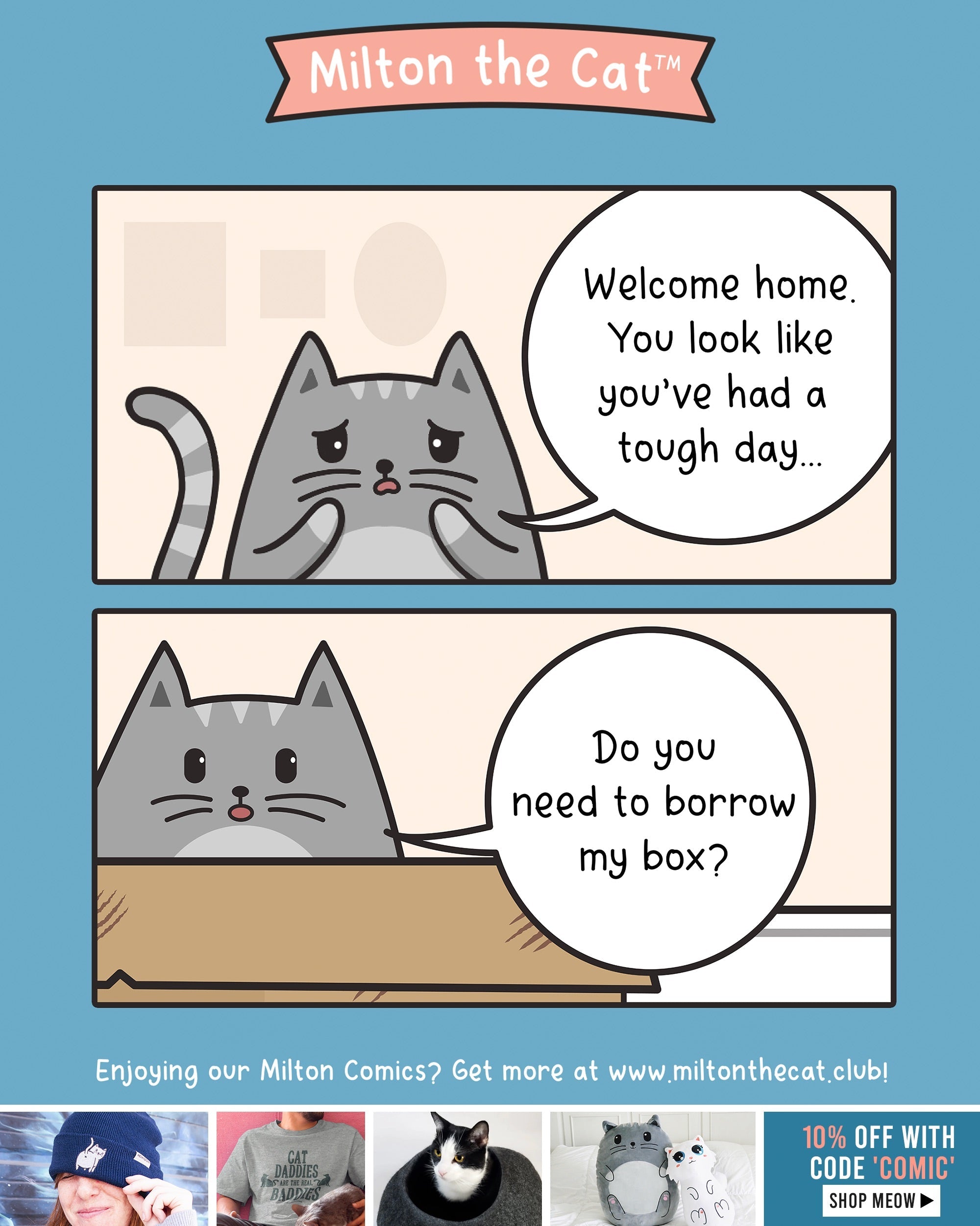TBT: Milton's here to help. – Meowingtons