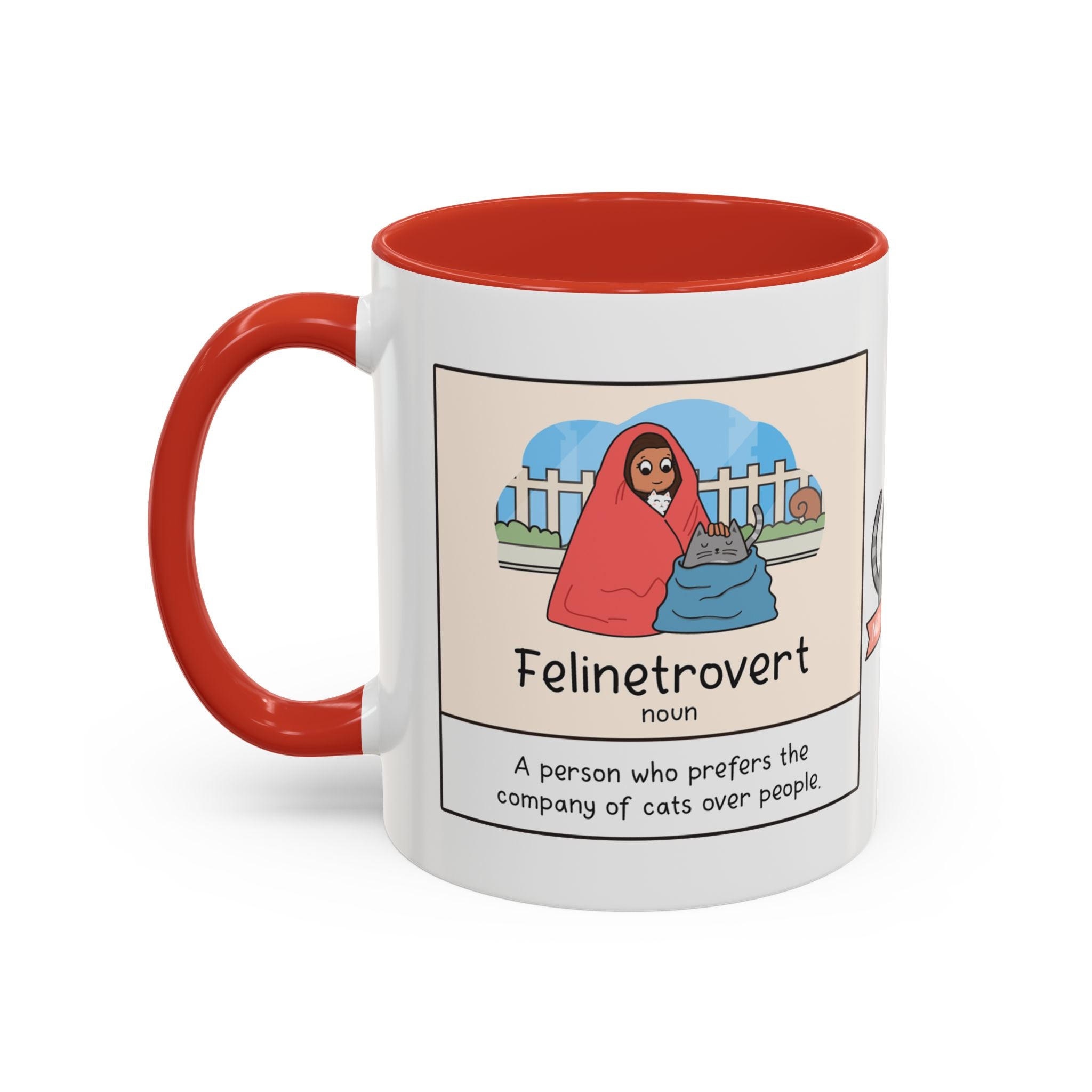 Felinetrovert Comic Coffee Mug – Meowingtons