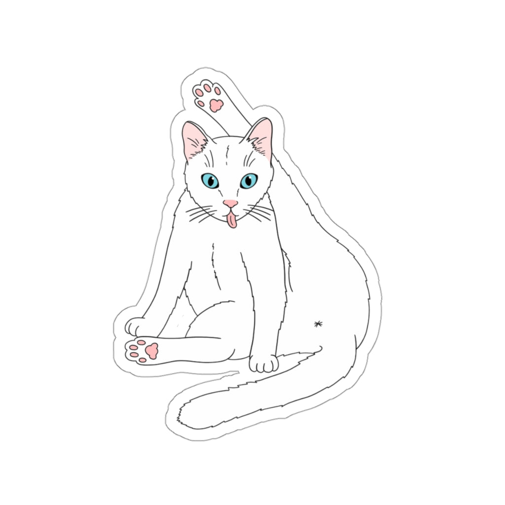 Privacy Please Cat Sticker – Meowingtons