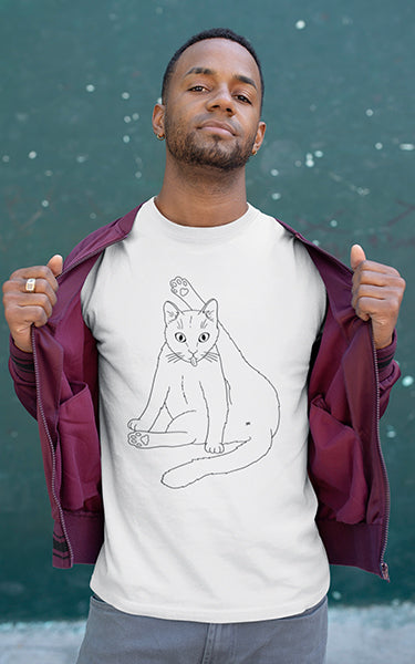 Privacy Please Cat T-Shirt | Limited Edition – Meowingtons
